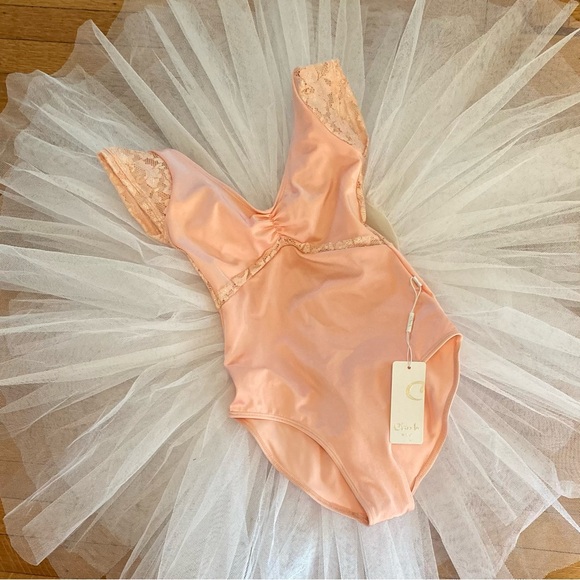 Yumiko | Tops | Class In Dancewear Pink Lace Ballet Leotard | Poshmark